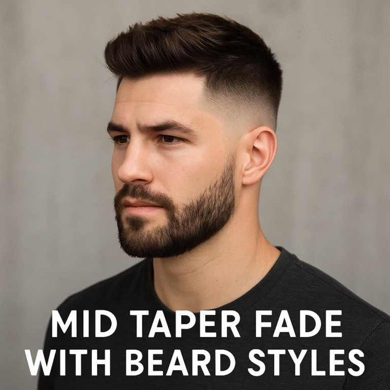 Mid Taper Fade with Beard Styles – Ultimate Grooming Guide